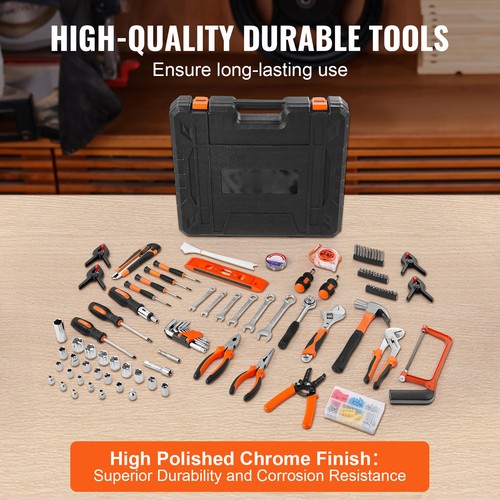 Tool Kit 216 Piece General Household Hand Tool Set with Portable Tool ...