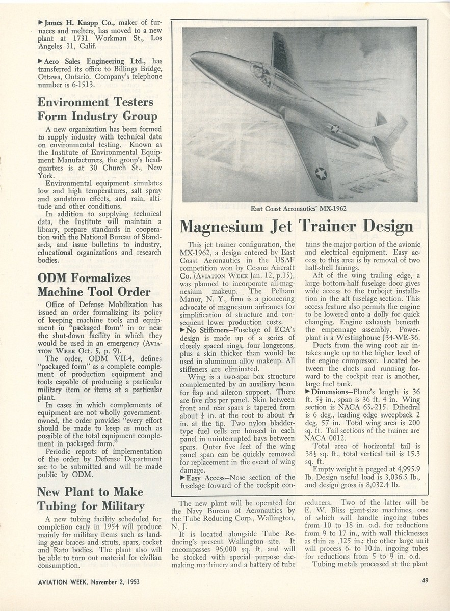 Magnesium Airplanes AN Magnesium Titanium Alloy Anneng Building