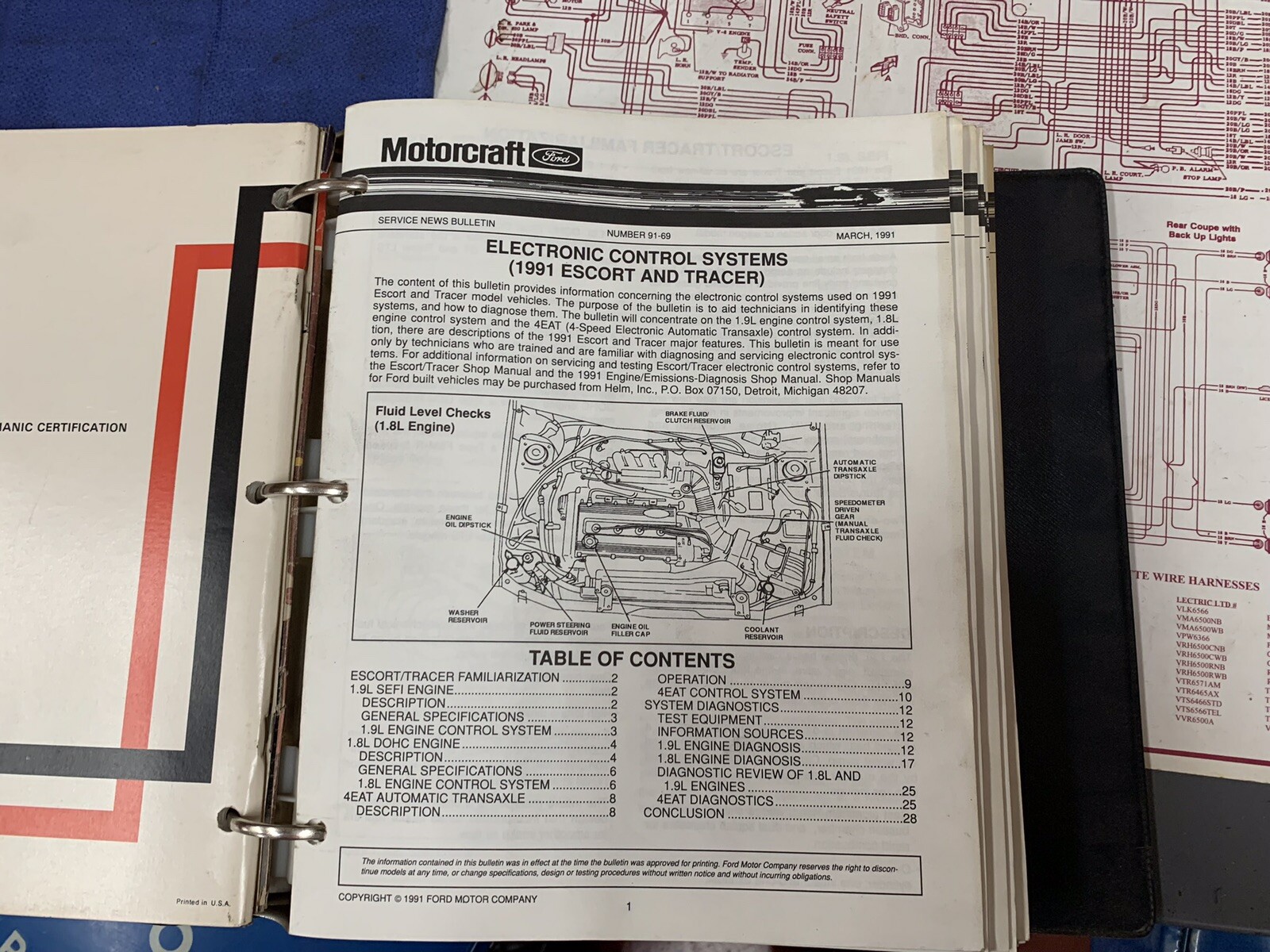 LOT of 30 Ford Motorcraft Technical Service Bulletins And 6 Shop Tips ...