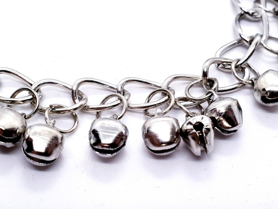 Bell Ankle Bracelet 20 Bells Anklet Quality Shiny Steel Dancing Bells ...