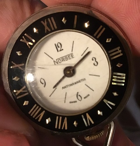 Vintage Swiss Made Norbee Antimagnetic Pocket Watch Works Great | eBay