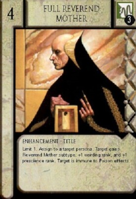 Dune CCG EYE OF THE STORM Full Reverend Mother M/GEM MINT Tip Top Shelf ...