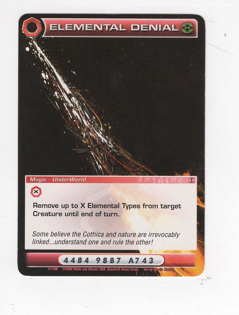 Chaotic Mugic Elemental Denial common | eBay