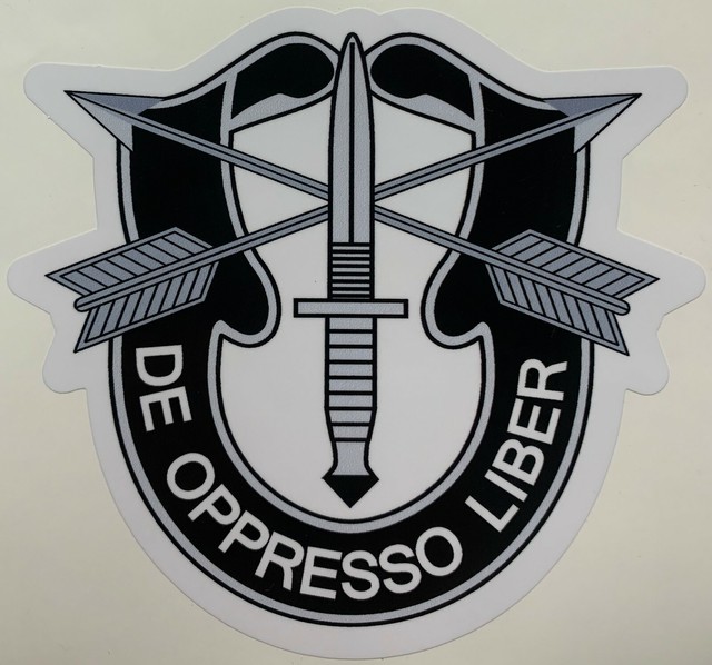 US ARMY SPECIAL FORCES CREST STICKER WATERPROOF D260 | eBay