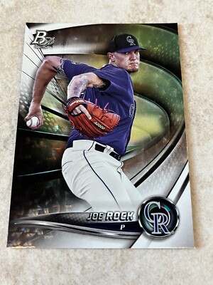 2022 Topps Bowman Platinum Ice Foil #TOP-63 Joe Rock MLB Colorado ...