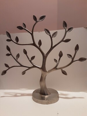 Hallmark The Family Tree Photo Display Stand Cast Aluminum Metal 20 ¼”W ...