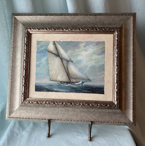 Ruane Manning "Against the Wind" Cutter Print: 8"x10" / Frame: 15"x12.5 ...
