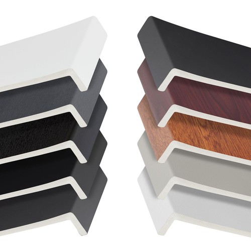 uPVC Window Cill Cover 2.5m Plastic PVC Sill Capping Board 9mm Thick ...