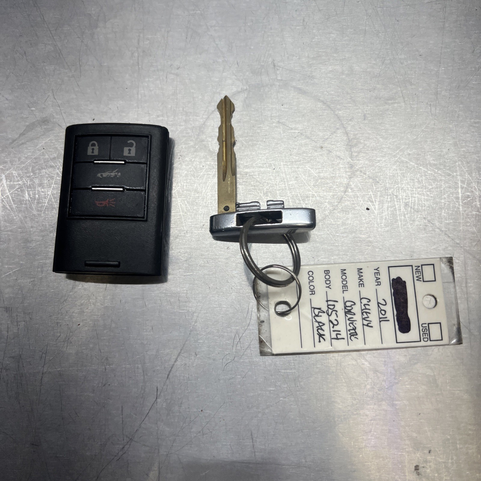 Nice 100% OEM 05/13 Corvette Transmitter 25926479 #1 Key Fob Remote ...