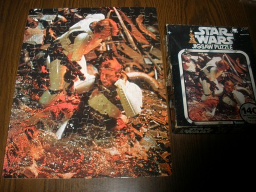 Vtg 140 piece Puzzle Star Wars Kenner Trapped in Trash Compactor 1977 ...