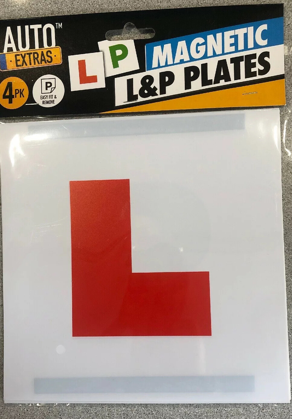 Magnetic Learner Driver 'L' and 'P' Plates (Pack of 4) | eBay UK