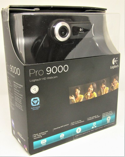 Logitech Pro 9000 Web Cam, High Definition, HD, New / Unused, built-in ...