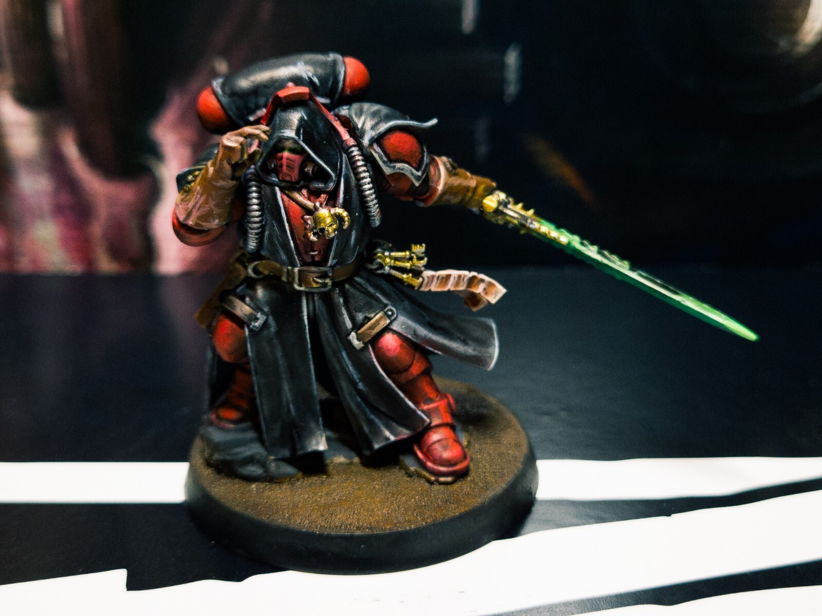 Blood Angels Primaris Librarian in Phobos Armour painted Warhammer 40k ...