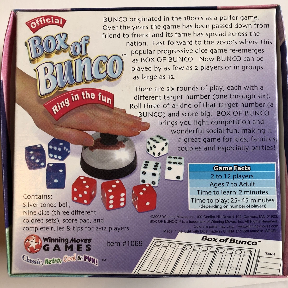 Bunco Rules For Dummies