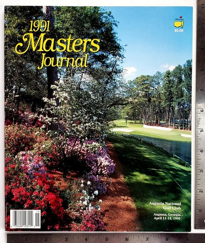 1991 Masters Journal Tournament Guide Augusta National Golf Ian Woosnam ...