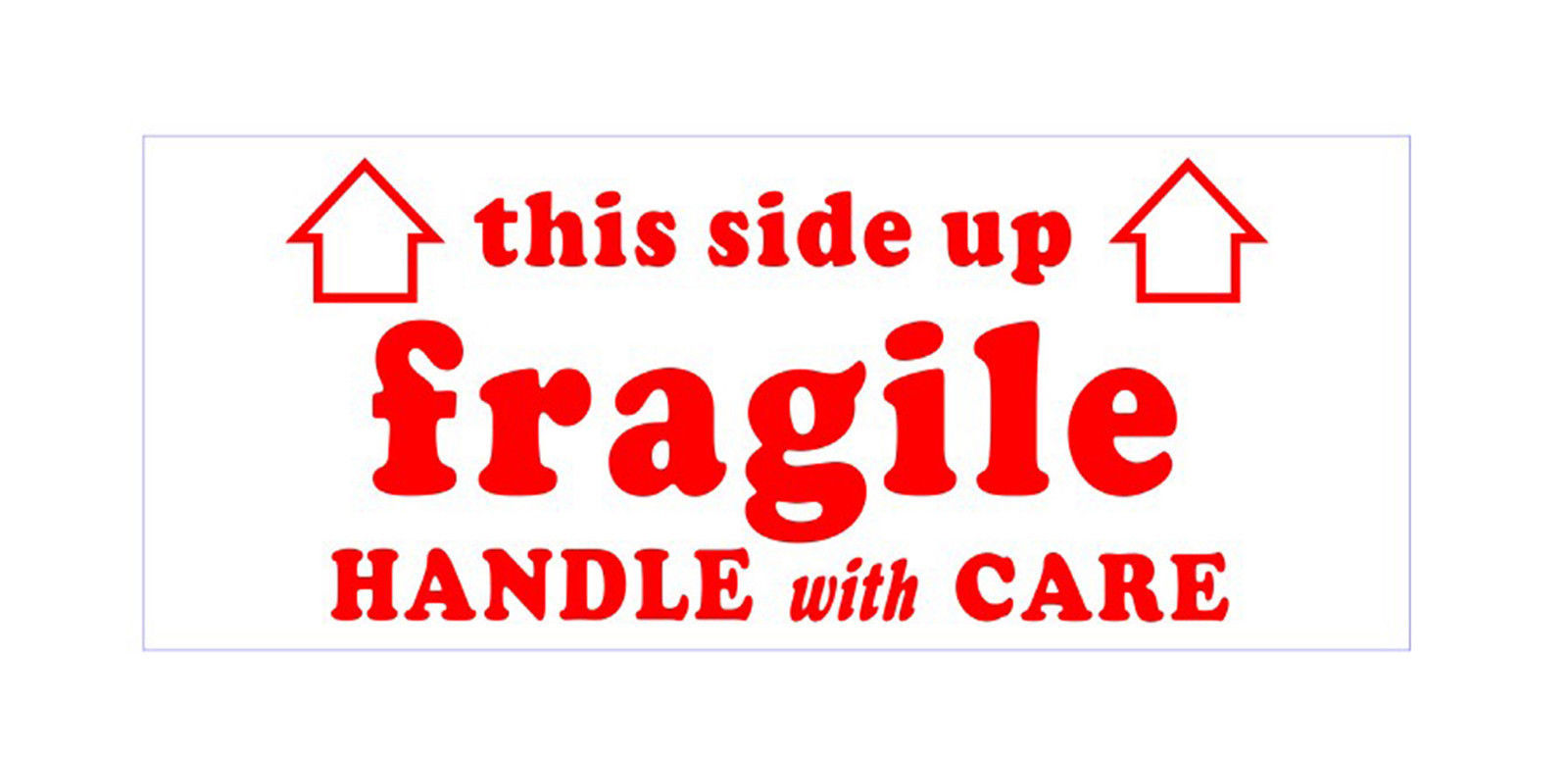 Fragile -this side up fragile HANDLE with CARE Self Ink Rubber Stock ...