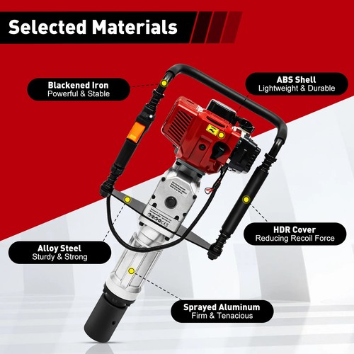 Petrol Pile Driver Handheld Electric Portable Pile Planting Machine ...