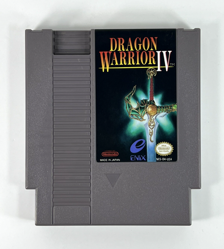 Dragon Warrior IV (4) for Nintendo NES by ENIX Cart Only Play Tested ...