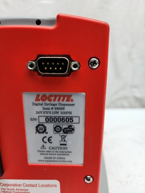 Loctite Digital Syringe Dispenser 98666 With Foot Switch for sale ...