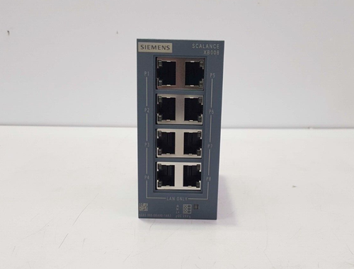 SIEMENS 6GK5 008-0BA00-1AB2 INDUSTRIAL ETHERNET SWITCH SCALANCE XB008 ...