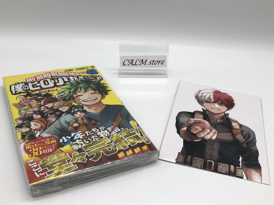 My Hero Academia Vol 42 Japanese Manga 1st w/ Todoroki illustration ...