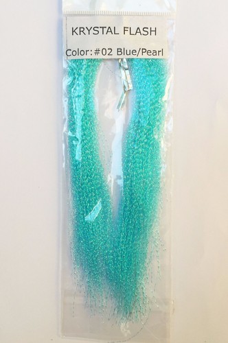 2 x KRYSTAL FLASH Fly Tying Material Twisted Strands Mylar Crystal ...