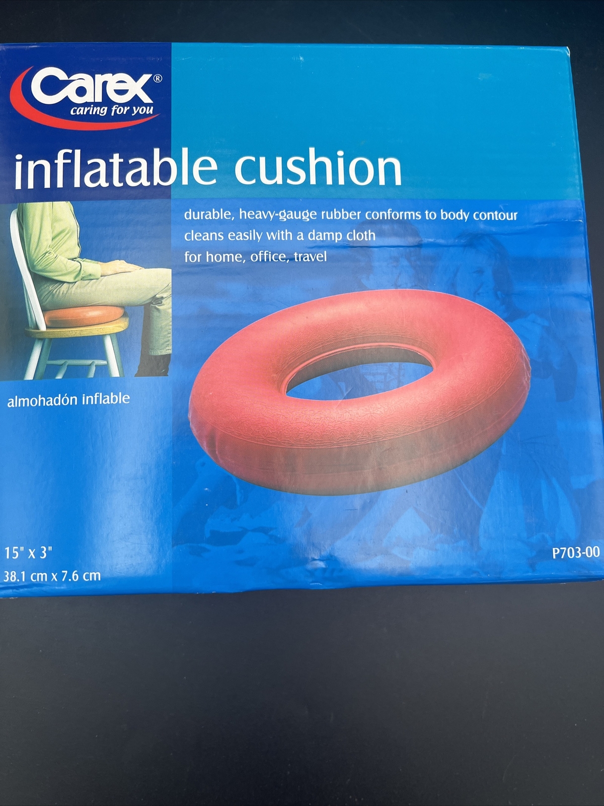 Carex Inflatable Cushions, Donut Shaped Cushion for Tail 15"x3" P703 ...