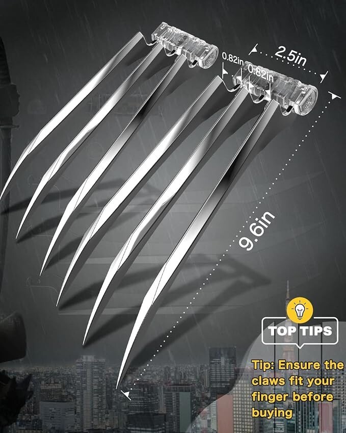 One Pair of Stainless Cosplay Steel Wolverine Claws | eBay