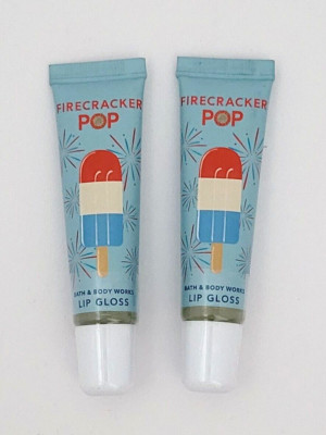 Bath & Body Works Firecracker Pop Lip Gloss Moisturizer .47 oz Sealed Set of 2 | eBay