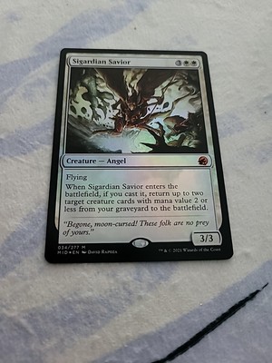 X1 Foil Sigardian Savior (034) Innistrad: Midnight Hunt MID MTG Magic ...