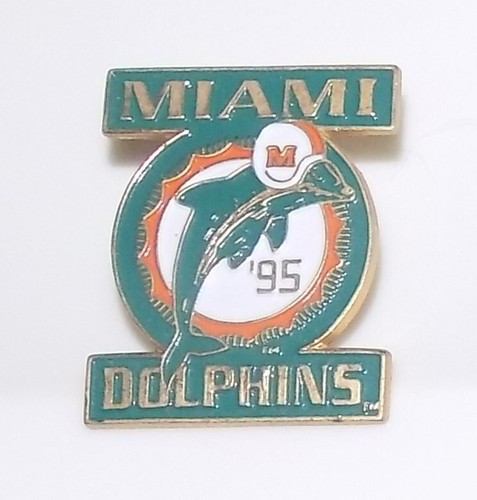 Miami Dolphins Vintage Logo `95 Season Pin | eBay