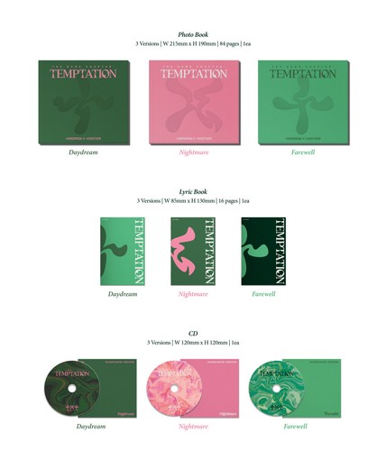 TOMORROW X TOGETHER TXT - THE NAME CHAPTER : TEMPTATION Album+Free Gift ...