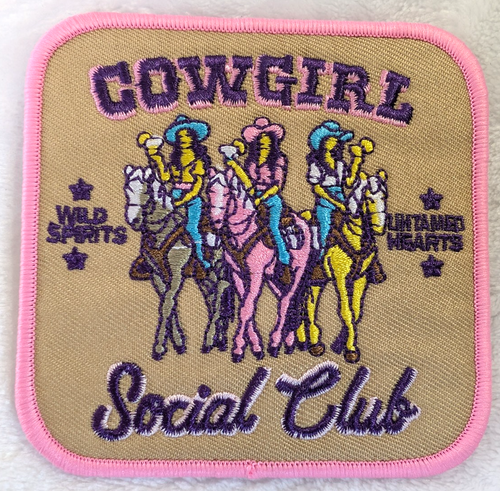 Cowgirl Horses Western Country Embroidered Iron On Patch Jackets Hats ...