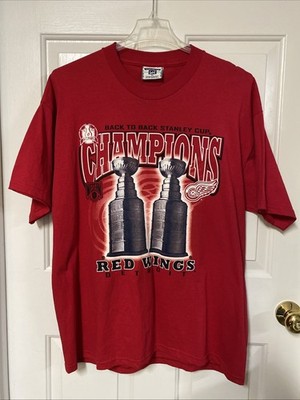 Vintage Lee 1998 Detroit Red Wings Stanley Cup Champions Graphic T ...