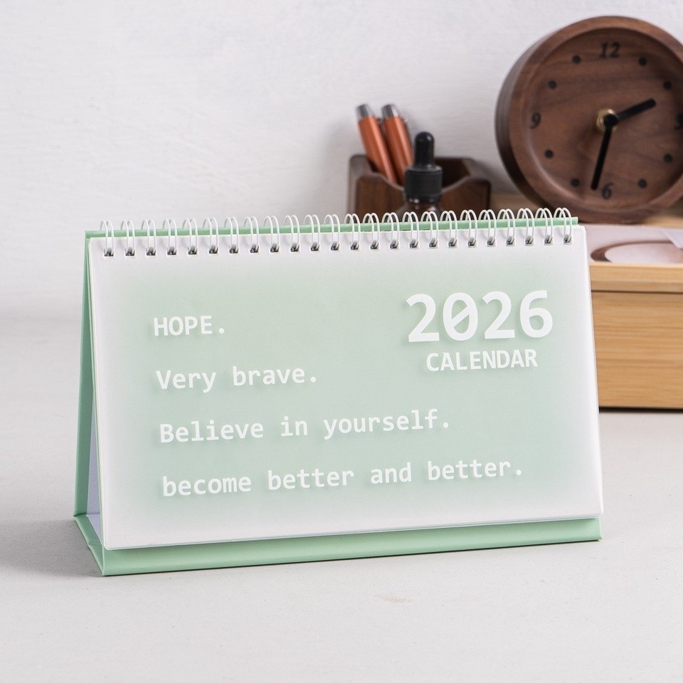 Coil Style 2026 Desk Calendar Aesthetic Date Display Ornament Gifts | eBay