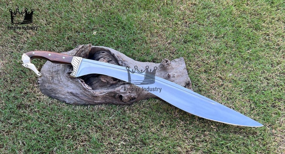 Handmade D2 Steel Ancient Greek Iberian Falcata Full Tang Sword With ...