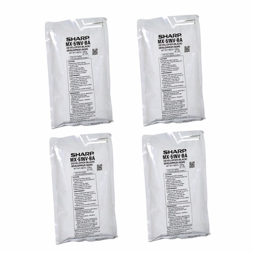 4 Sharp MX-5141N MX-5140N MX-5111N MX-5110N MX-4141N Black Developer MX-51NVBA 744890707068 | eBay