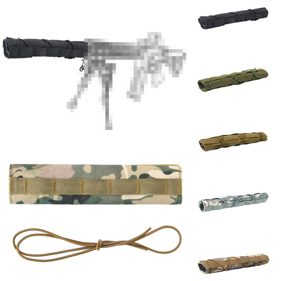 2 Pack Suppressor Gun Protective Cover Quick Release Military Shooting ...