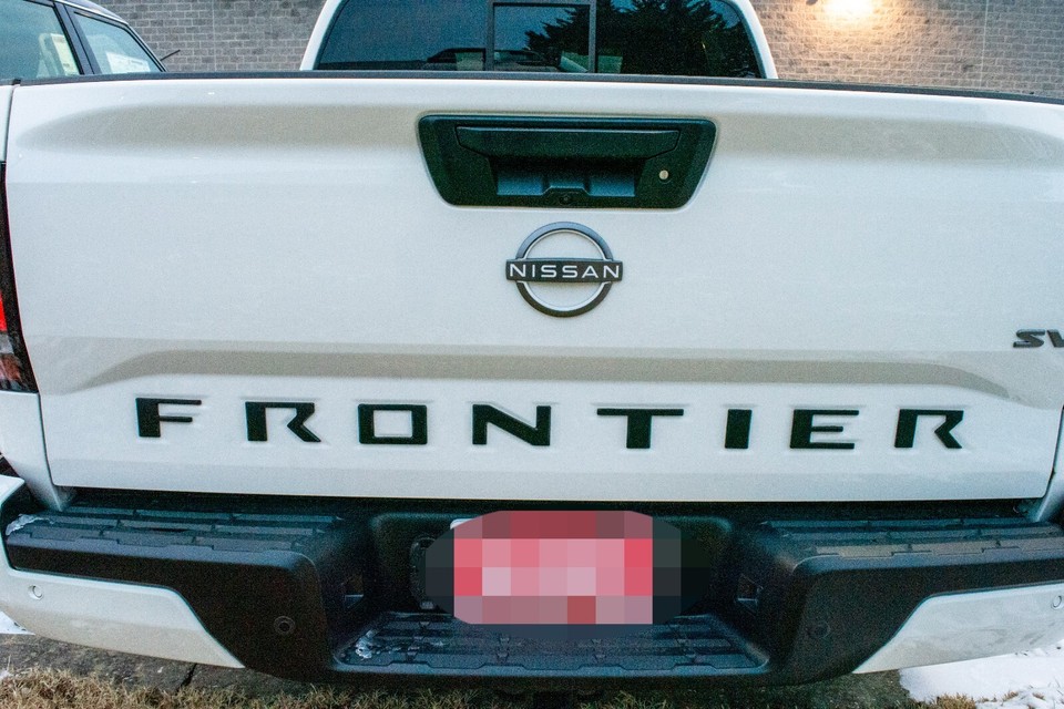2022-2024 Nissan Frontier Matte Black 3D Raised ABS Tailgate Letters ...