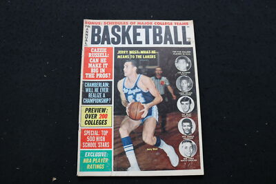 1966-67 7TH ANNUAL BASKETBALL MAGAZINE - JERRY WEST COVER - B 3455N | eBay