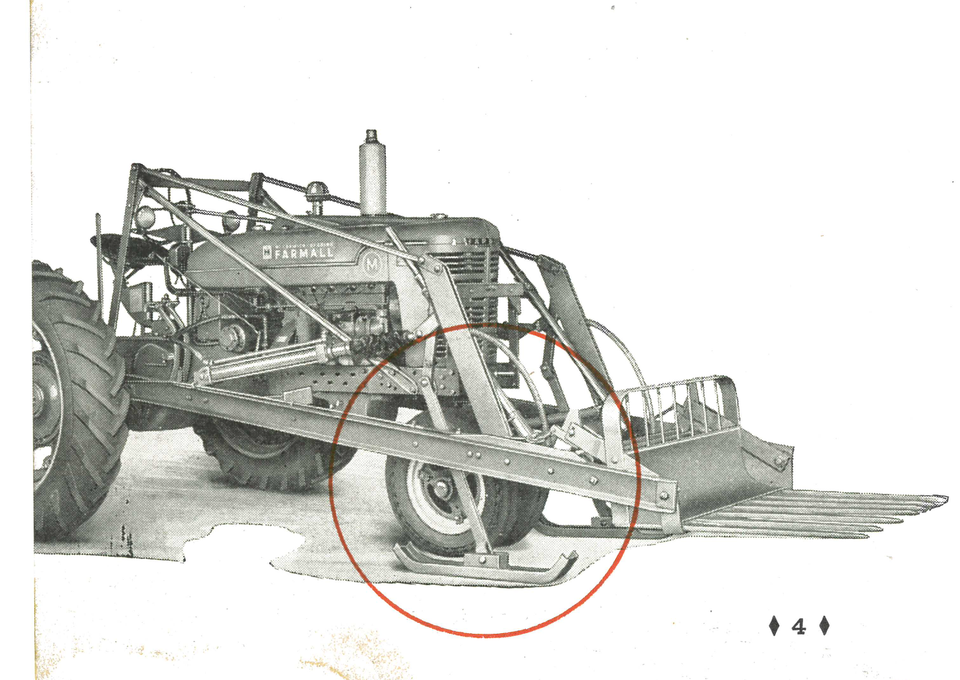 No. 30 Power Loader for IH Farmall Tractor Tractor H M Manure Front End ...