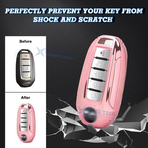 Key Fob Protector Skin Holder Cover For Infiniti QX30 QX70 G37 Nissan ...