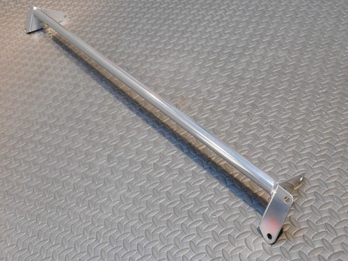 A-BRACE BRACKET FRONT SHOCK TOWERS, POWER COATED SLIVER, 1967 68 69 70 ...