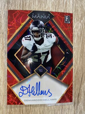 Demarcco Hellams 2023 Wild Card Auto Mania AMD-A #1/8 Alabama Falcons ...