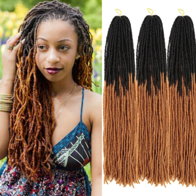 18 Inch Soft Micro Locs Sister Locks Crochet Hair Twist Braiding Hair ...