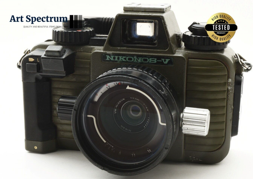 [Exc+8][Rare] Nikon Nikonos V Olive Green + UW-Nikkor 28mm f3.5 ...