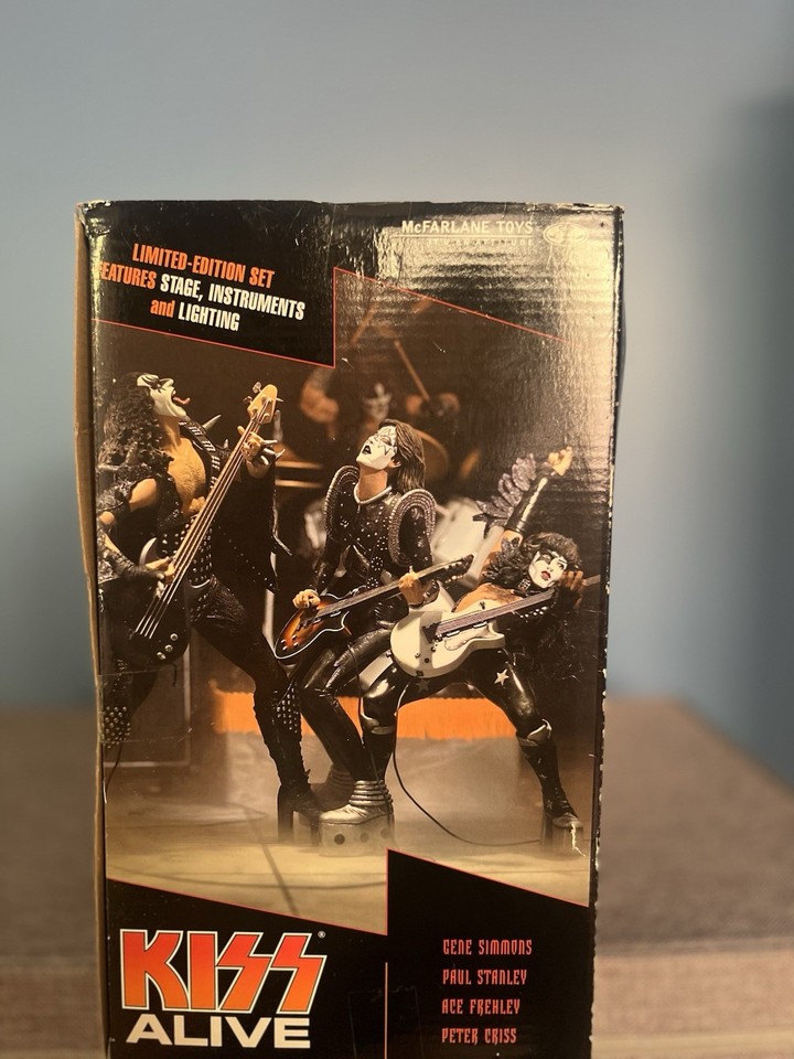 KISS ALIVE Box Set 2002 McFarlane Limited Edition Stage Action Figures ...