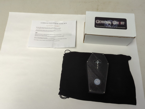 Creepy Coffin Music Box PIR Motion & Shadow Detector Ghost Hunting ...