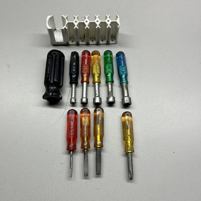 Vintage 45111 CRAFTSMAN Mini Screwdriver Nut driver Set 10 pieces Plus ...