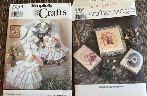 Simplicity Crafts Petterns 7044 And 9691 1985/1990 New | eBay